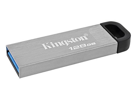 USB 5Gbps (USB 3.0) Flash disk, 128GB, DataTraveler Kyson | SECOMP a.s.