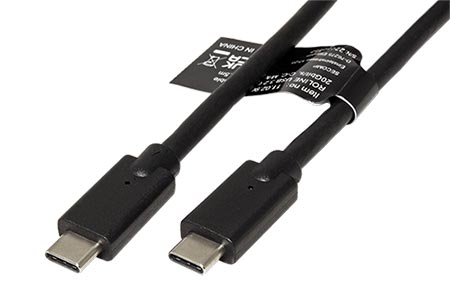 USB 20Gbps (3.2 gen 2x2) kabel USB C(M) - USB C(M), PD 240W, 1,5m, černý | SECOMP a.s.