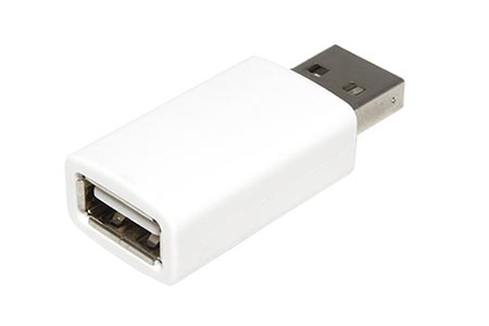Adaptér USB A(M) - USB A(F), bez dat - data blocker | SECOMP a.s.